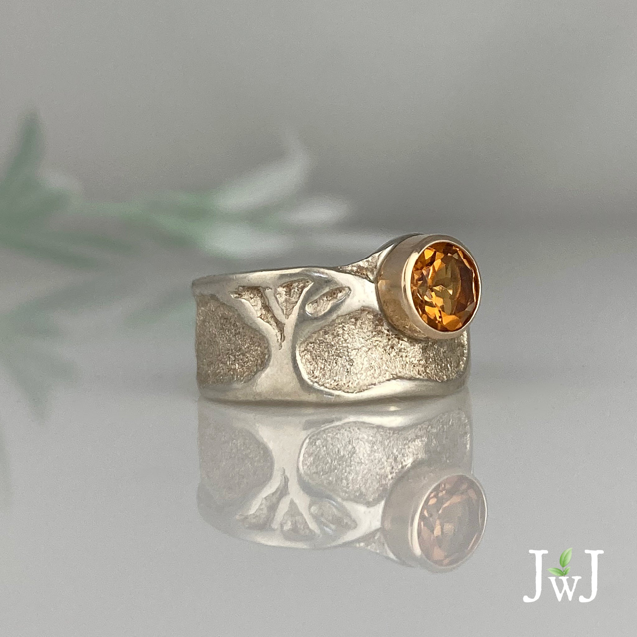 Sunshine through the trees Ring – Jeanette Walker Jewellery