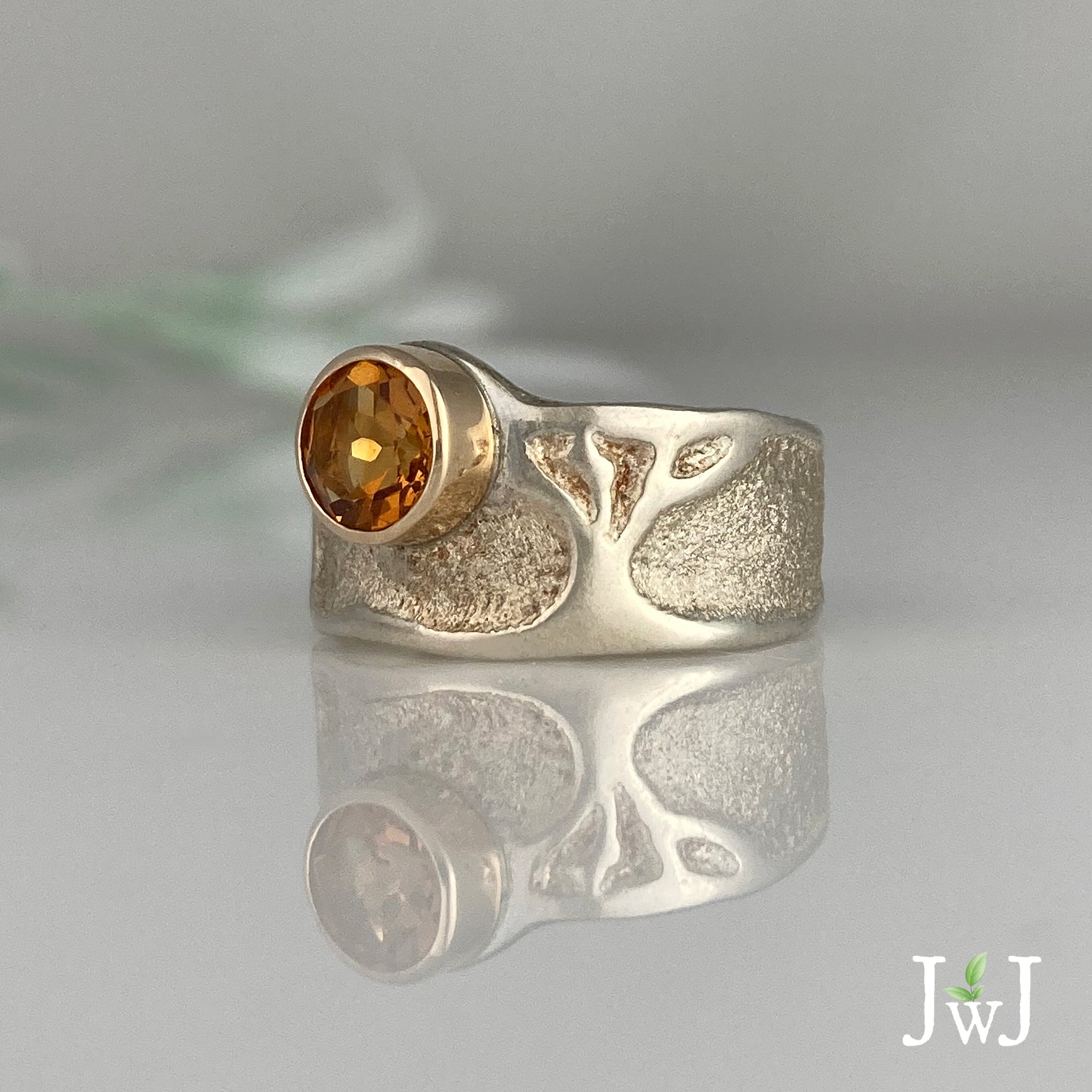 Sunshine through the trees Ring – Jeanette Walker Jewellery