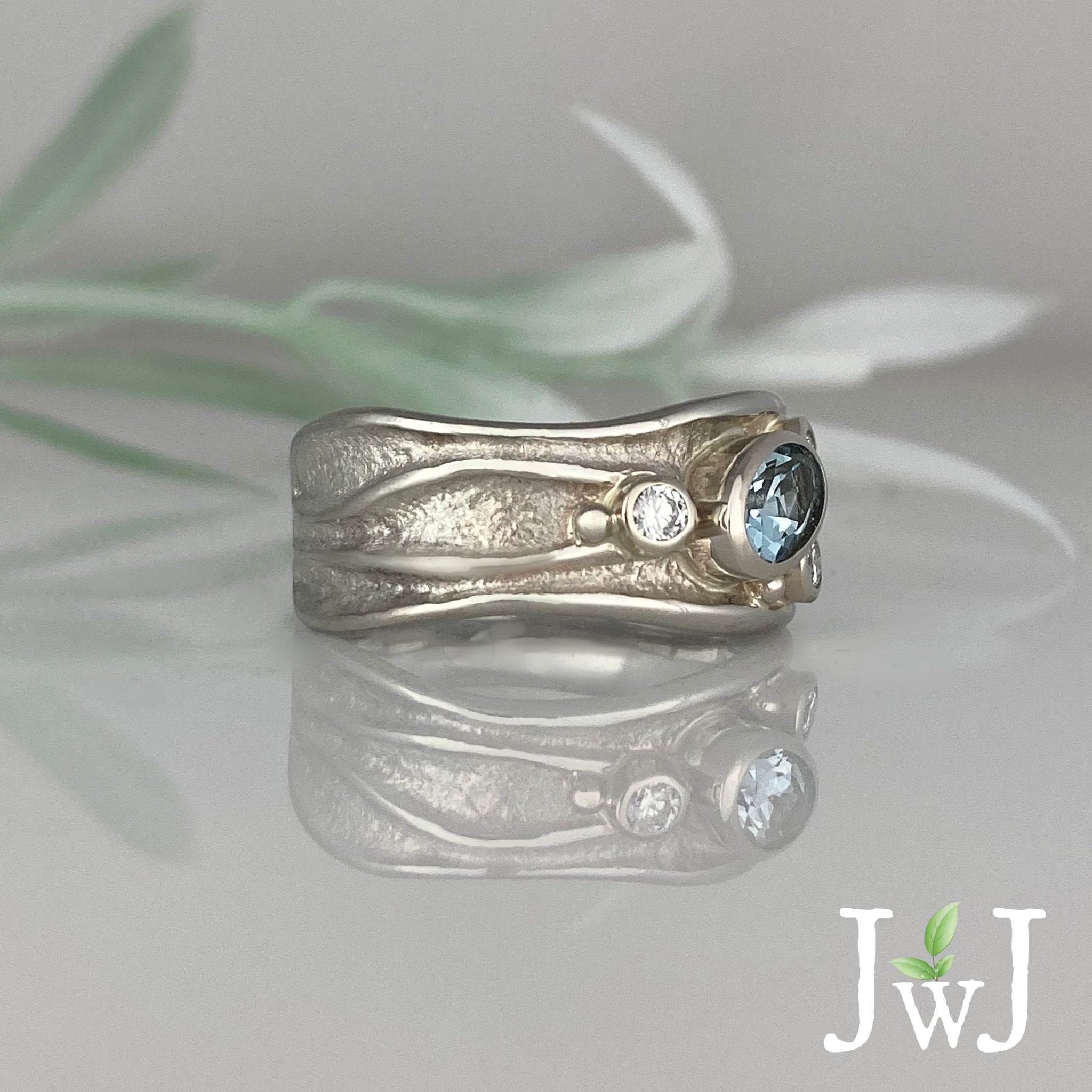 Journey Ring - Aquamarine – Jeanette Walker Jewellery