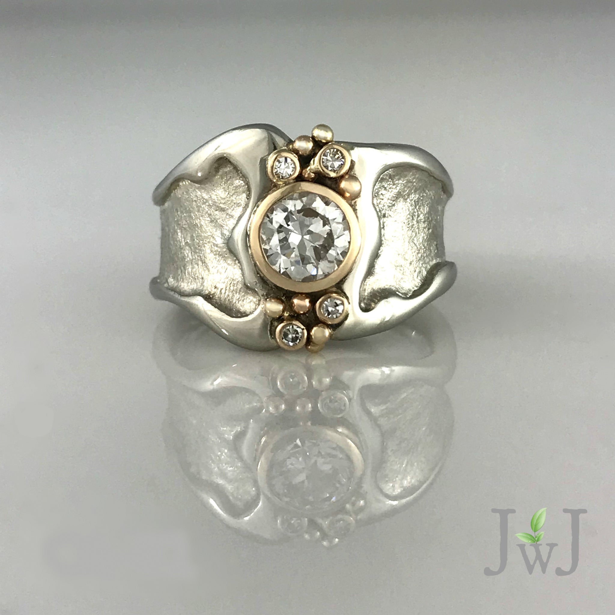 Crevasse Diamond Ring - Narrow – Jeanette Walker Jewellery